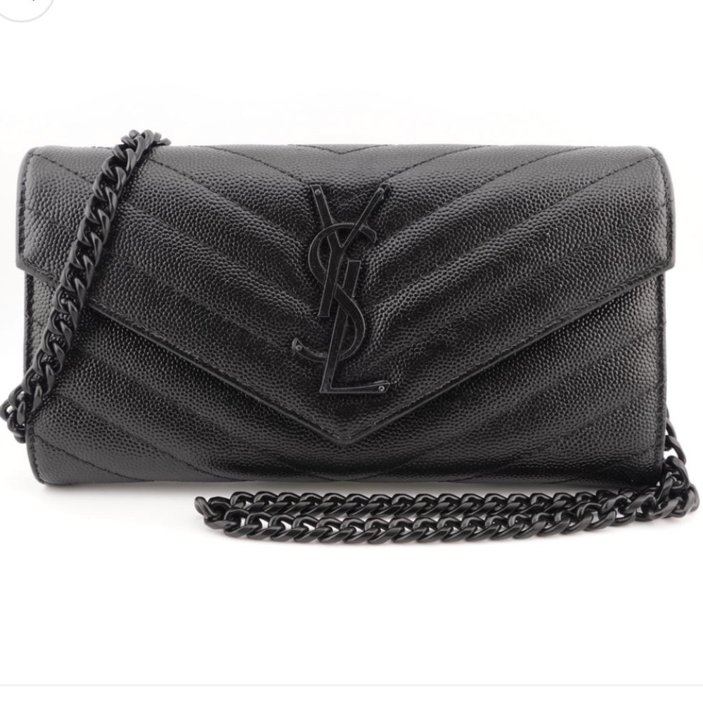 Saint Laurent Monogram Ysl Woc Black Bag - Gem
